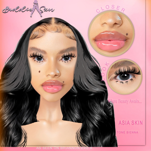 Second Life Marketplace Asia Skin Demo Baddieszn